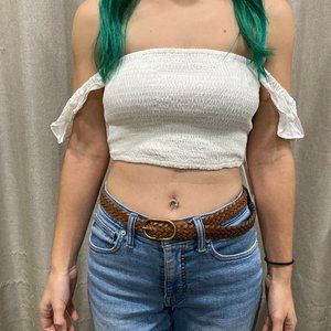 Lulus | Tops | Lulus White Crop Top | Poshmark